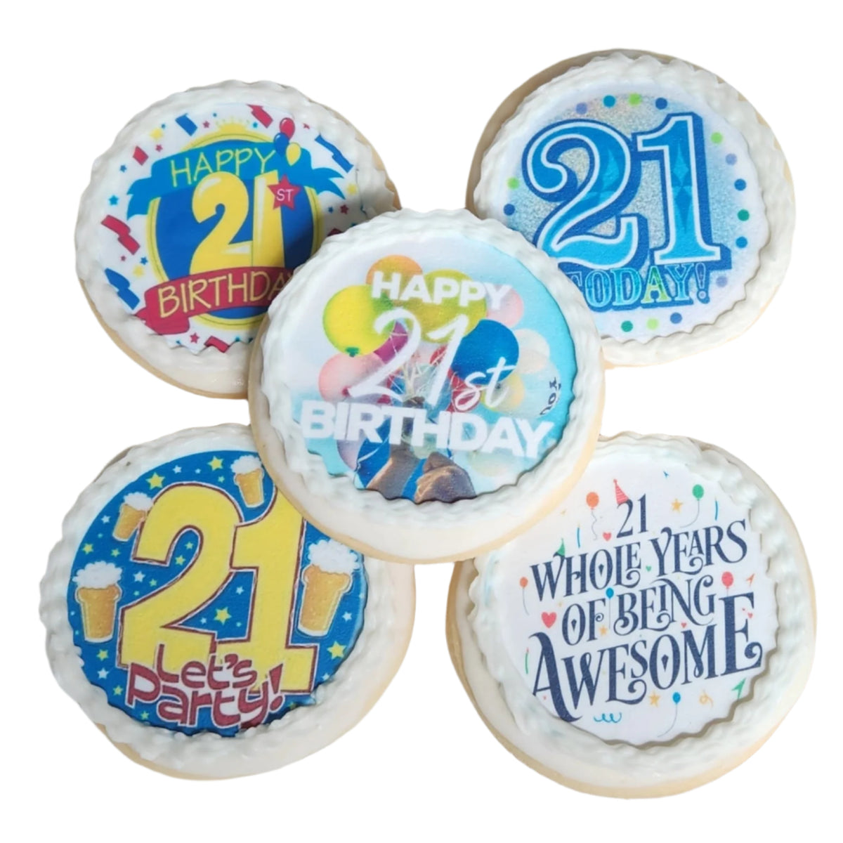 21st Birthday Cookies – Cookies Tonight